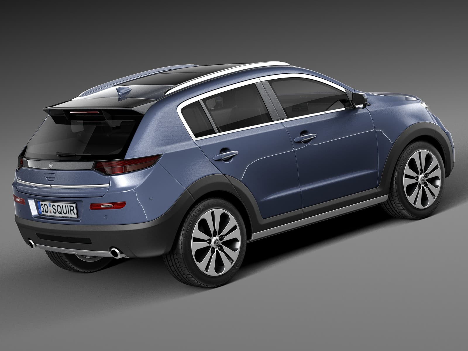 Generic SUV V1 2016 - 3D Model by SQUIR