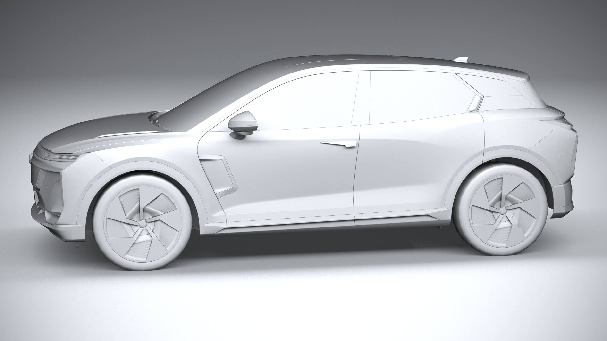 Generic SUV V1 2023 Low Poly - 3D Model by SQUIR