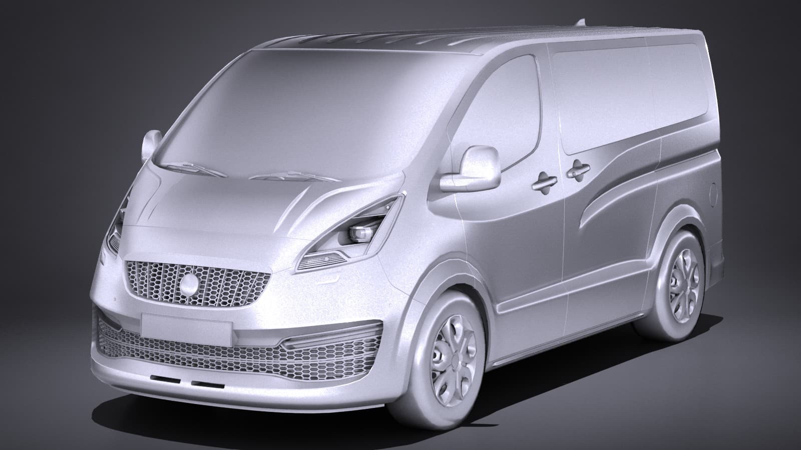Generic Van 2016 - 3D Model by SQUIR