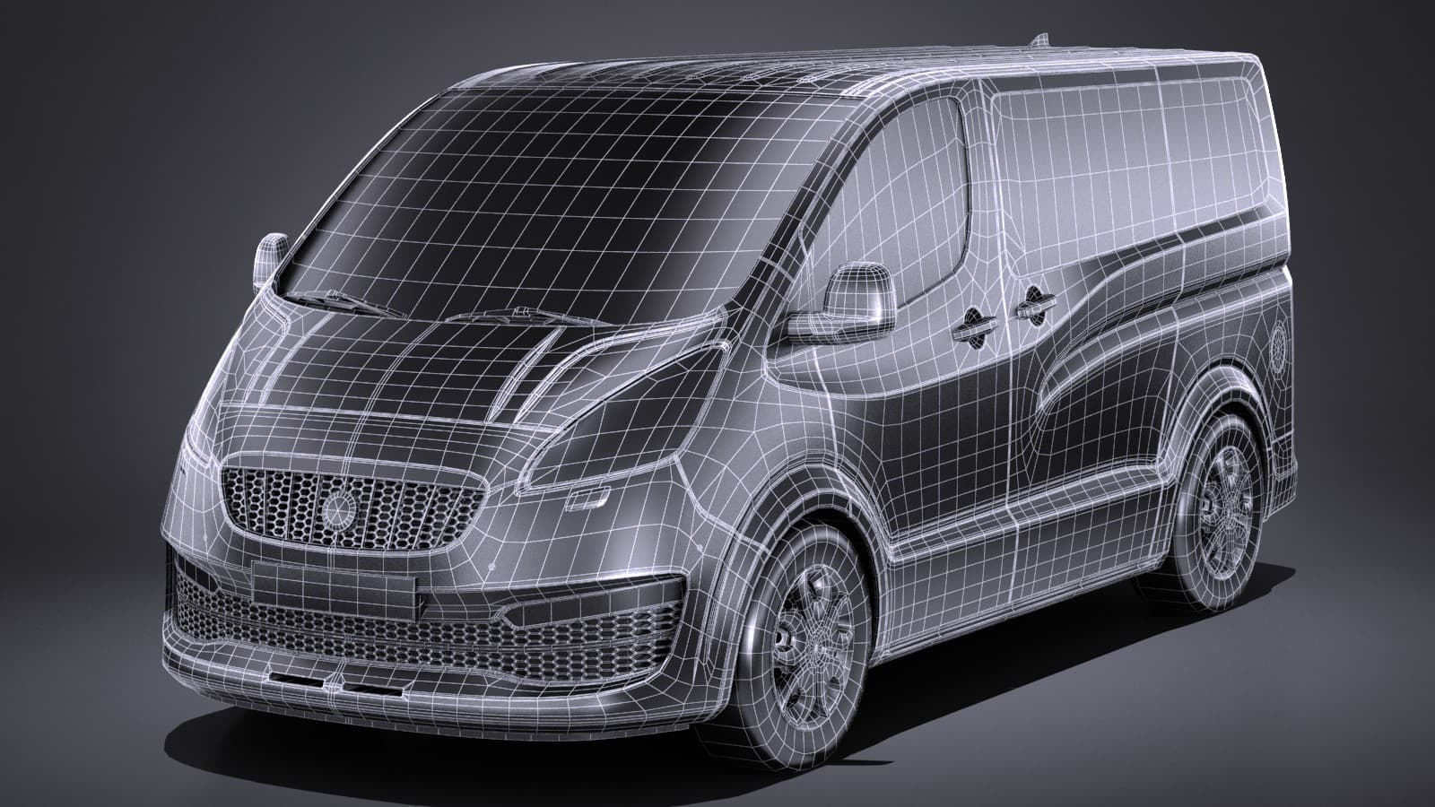 Generic Van 2016 - 3D Model by SQUIR