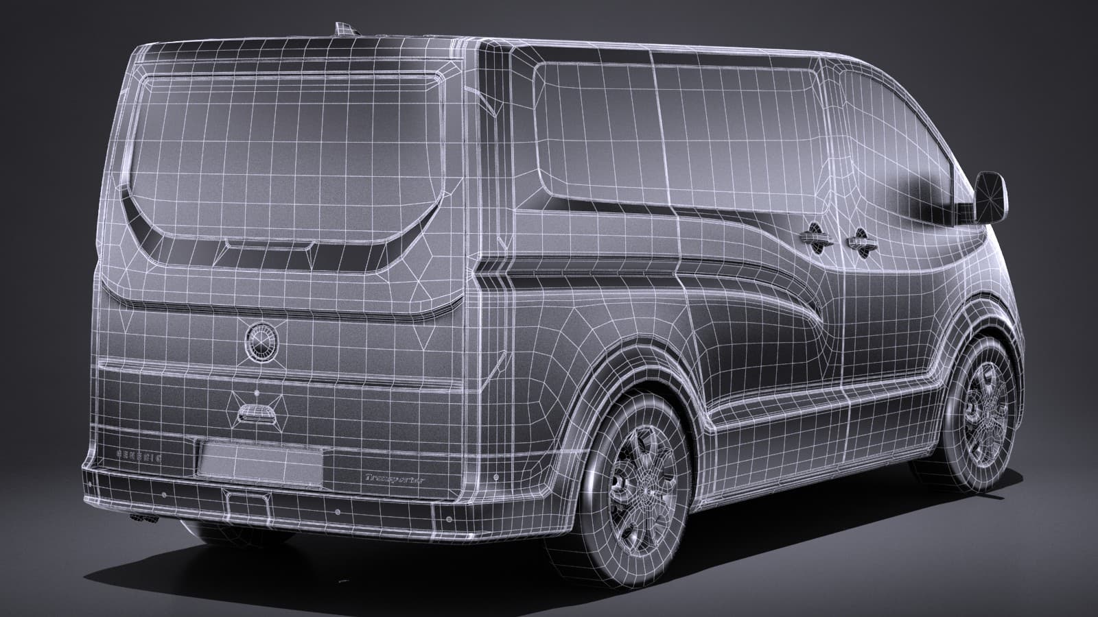 Generic Van 2016 - 3D Model by SQUIR