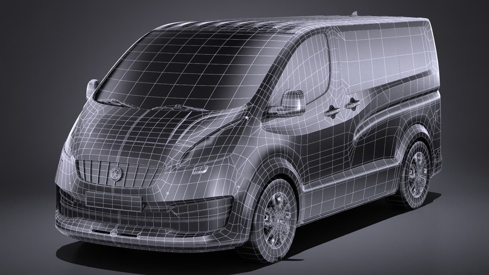 Generic Van 2016 - 3D Model by SQUIR