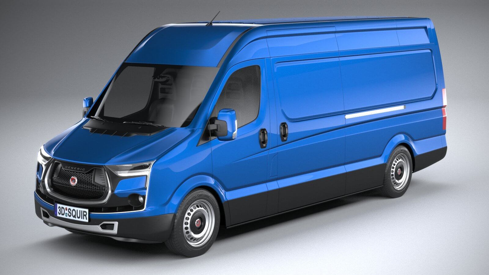 Generic Van Heavy 2020 - 3D Model by SQUIR