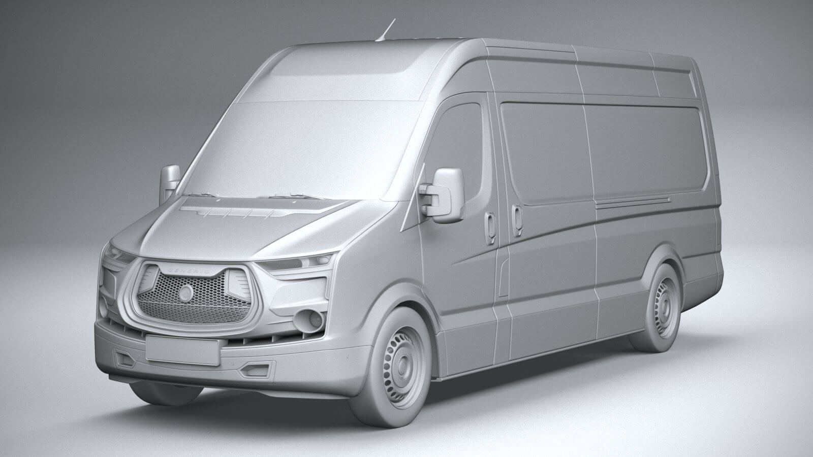 Generic Van Heavy 2020 - 3D Model by SQUIR