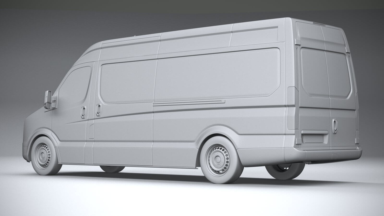 Generic Van Heavy 2020 - 3D Model by SQUIR