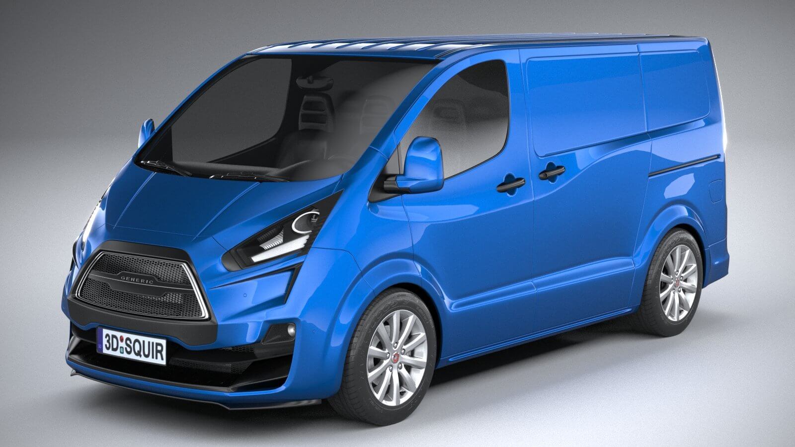 Generic Van Medium 2020 - 3D Model by SQUIR