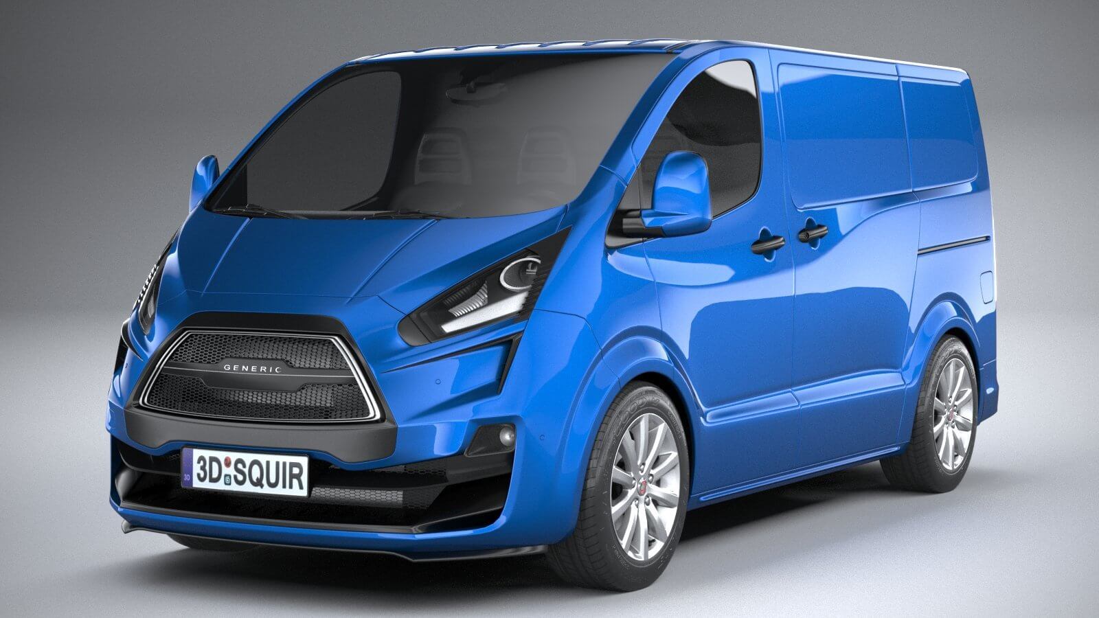 Generic Van Medium 2020 - 3D Model by SQUIR