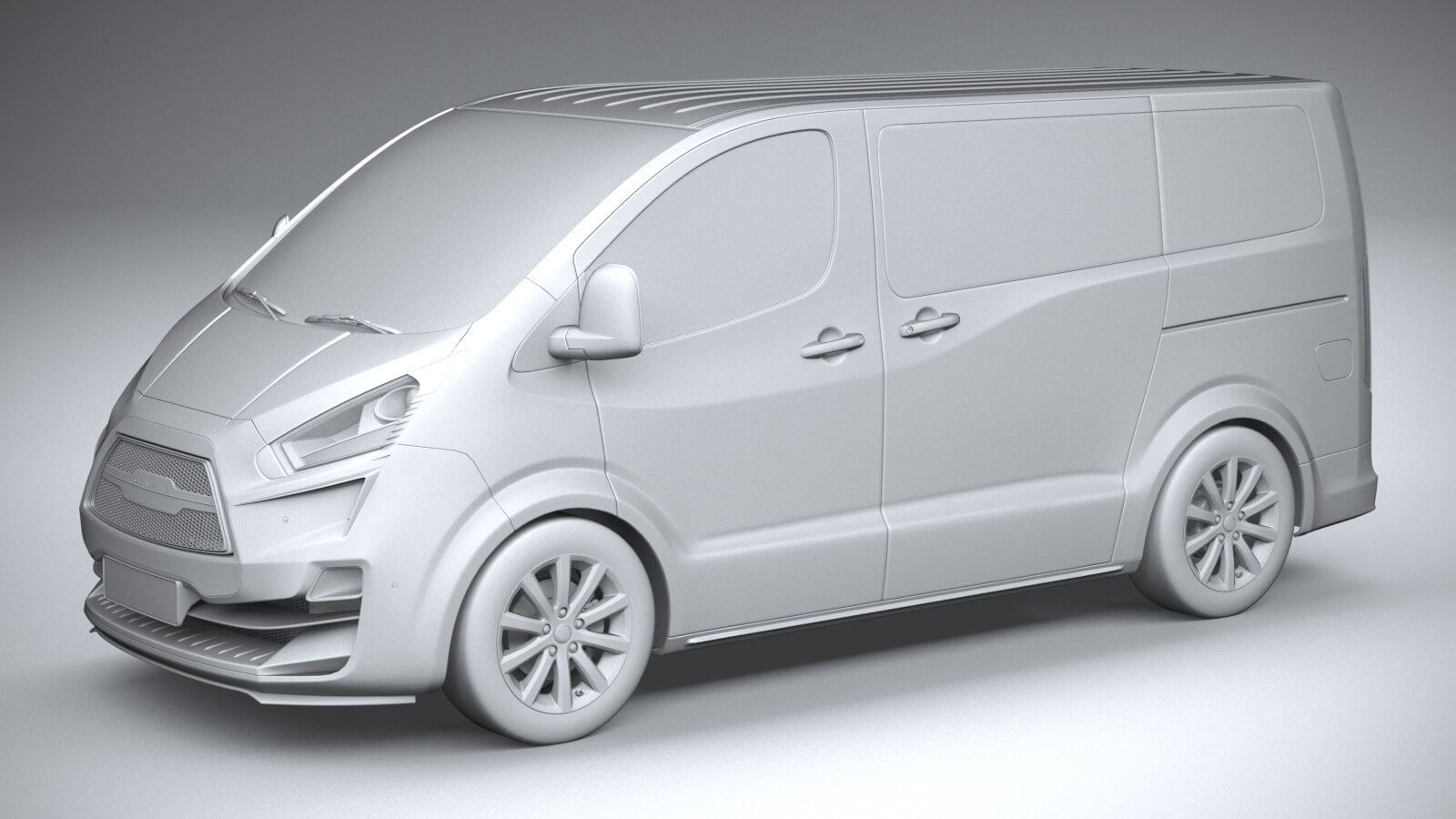 Generic Van Medium 2020 - 3D Model by SQUIR