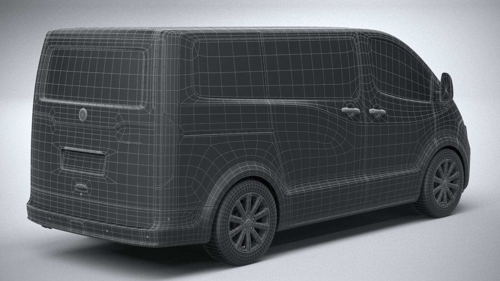 Generic Van Medium 2020 - 3D Model by SQUIR