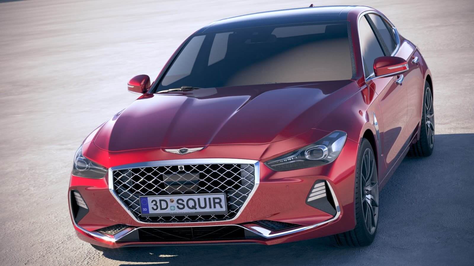 Genesis G70 2018 - 3D Model by SQUIR