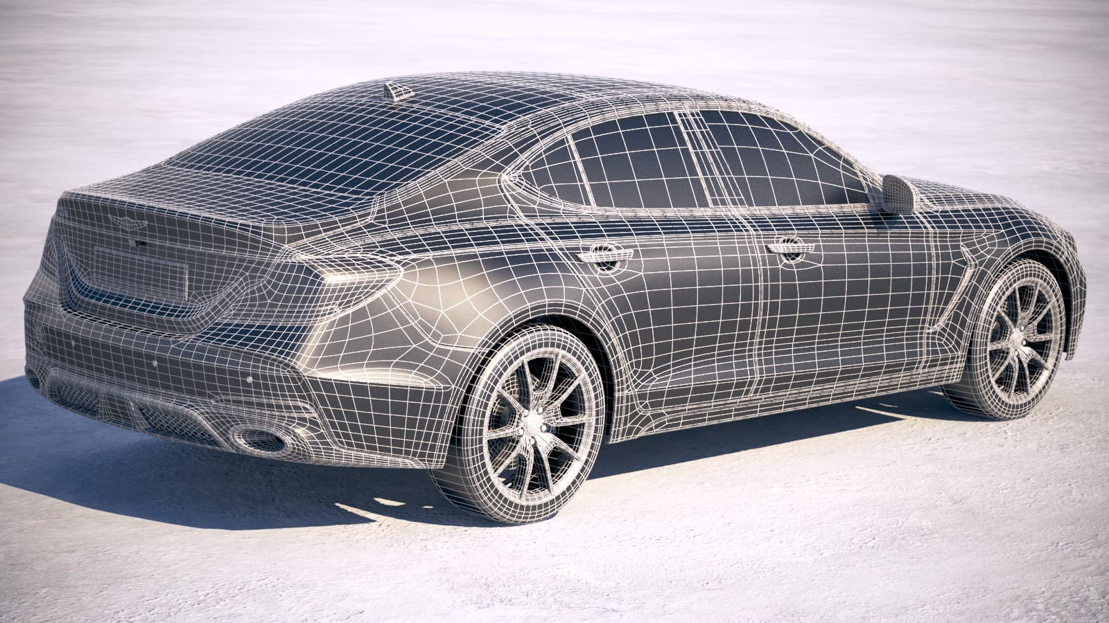 Genesis G70 2018 - 3D Model by SQUIR