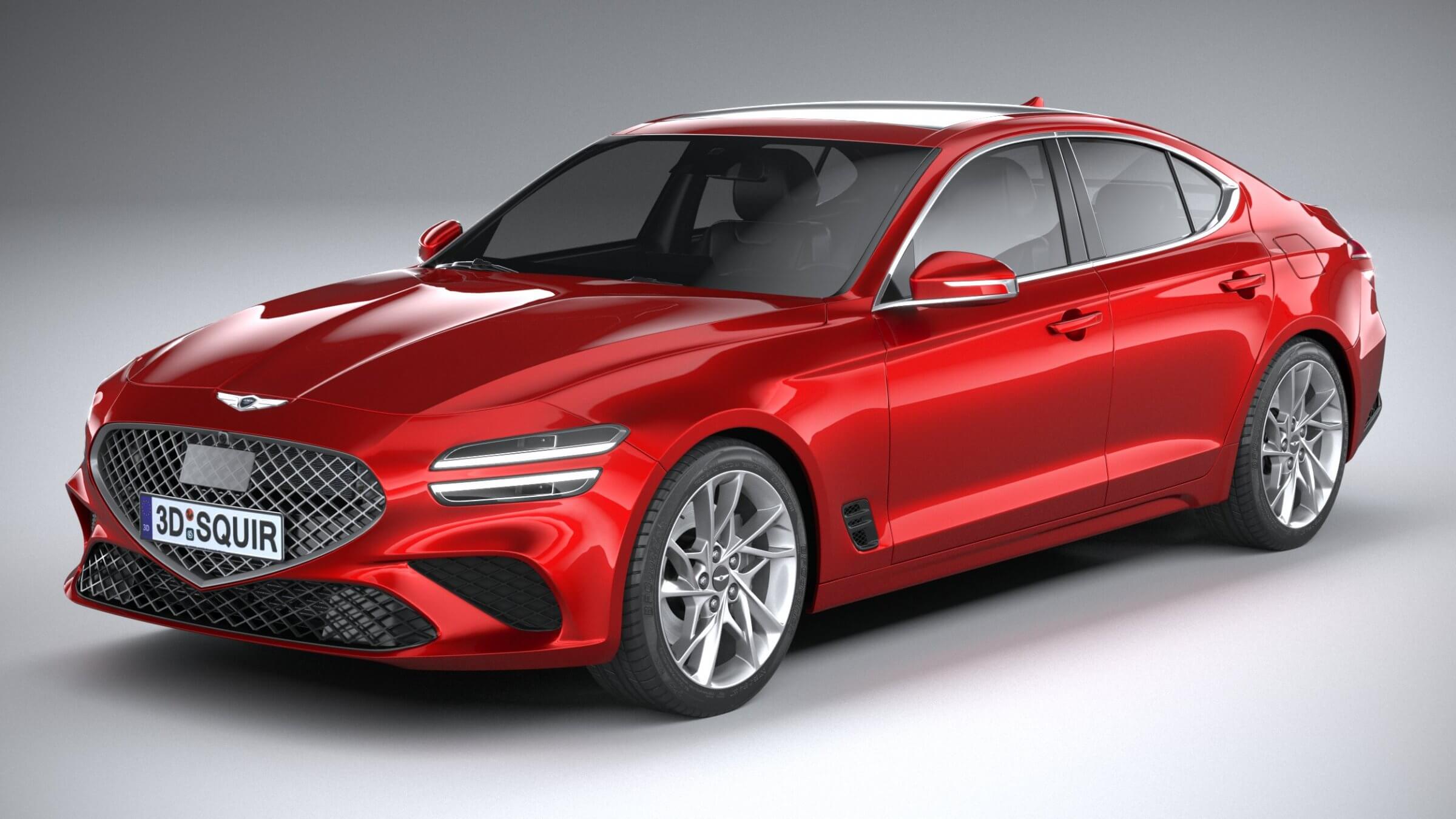Genesis G70 2022 - 3D Model by SQUIR