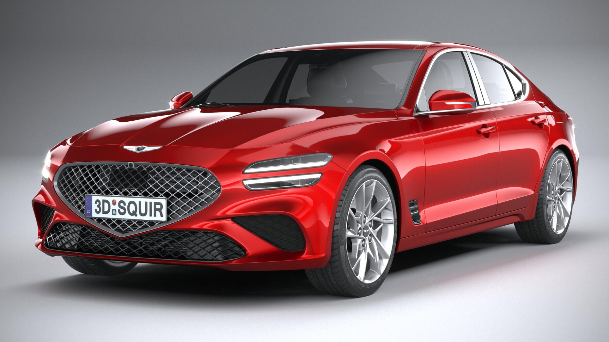 Genesis G70 2022 - 3D Model by SQUIR