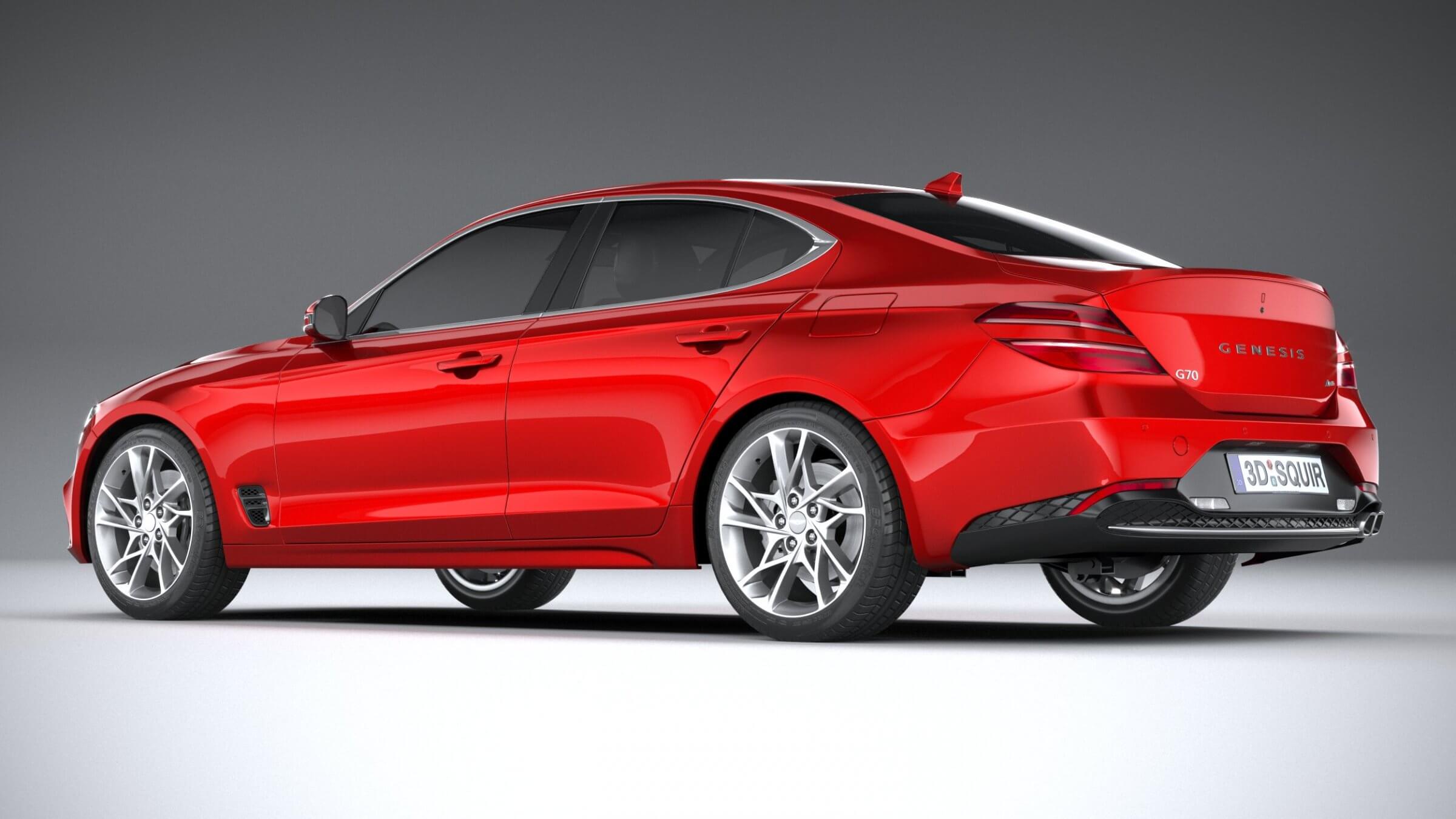 Genesis G70 2022 - 3D Model by SQUIR