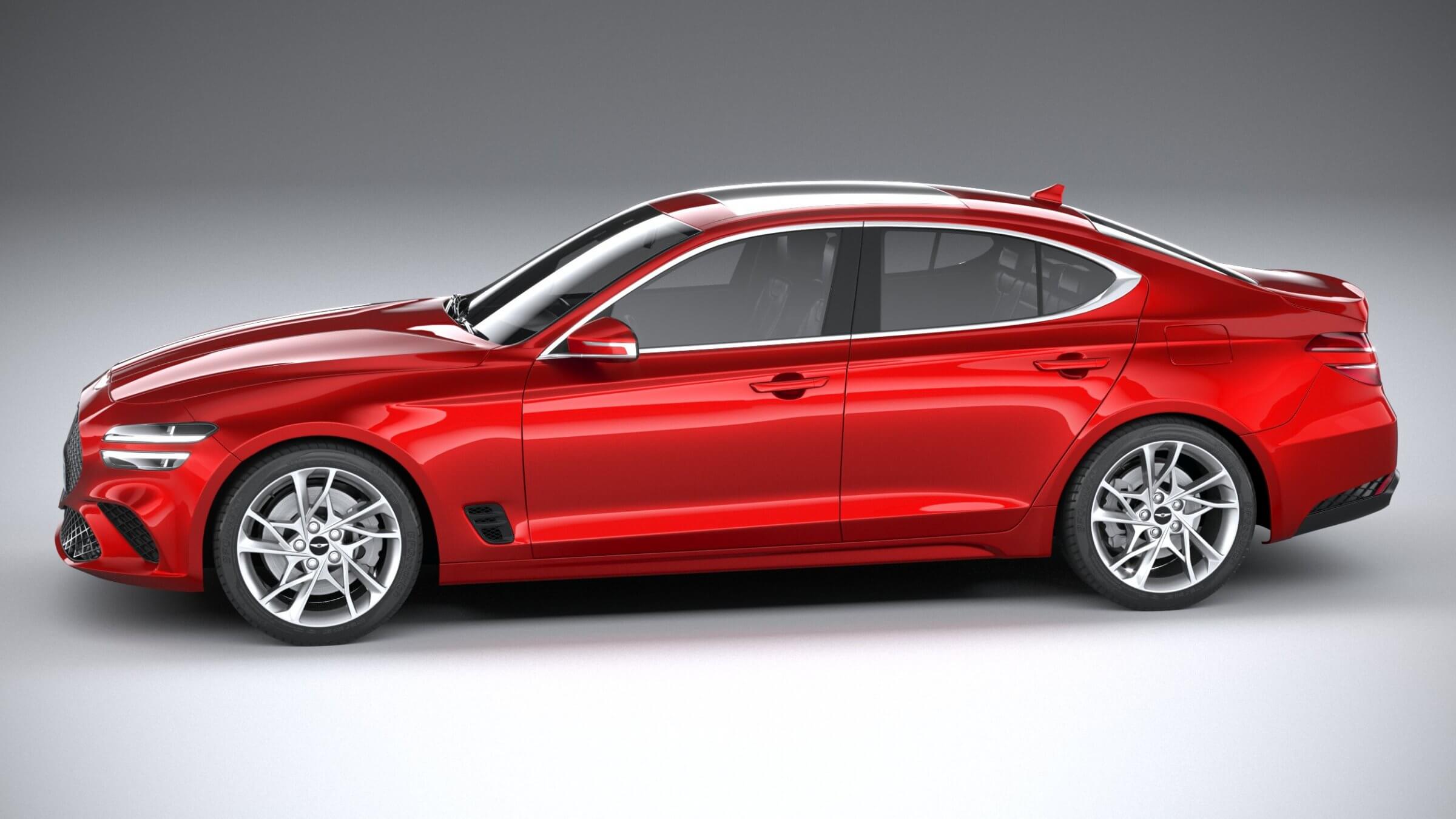 Genesis G70 2022 - 3D Model by SQUIR