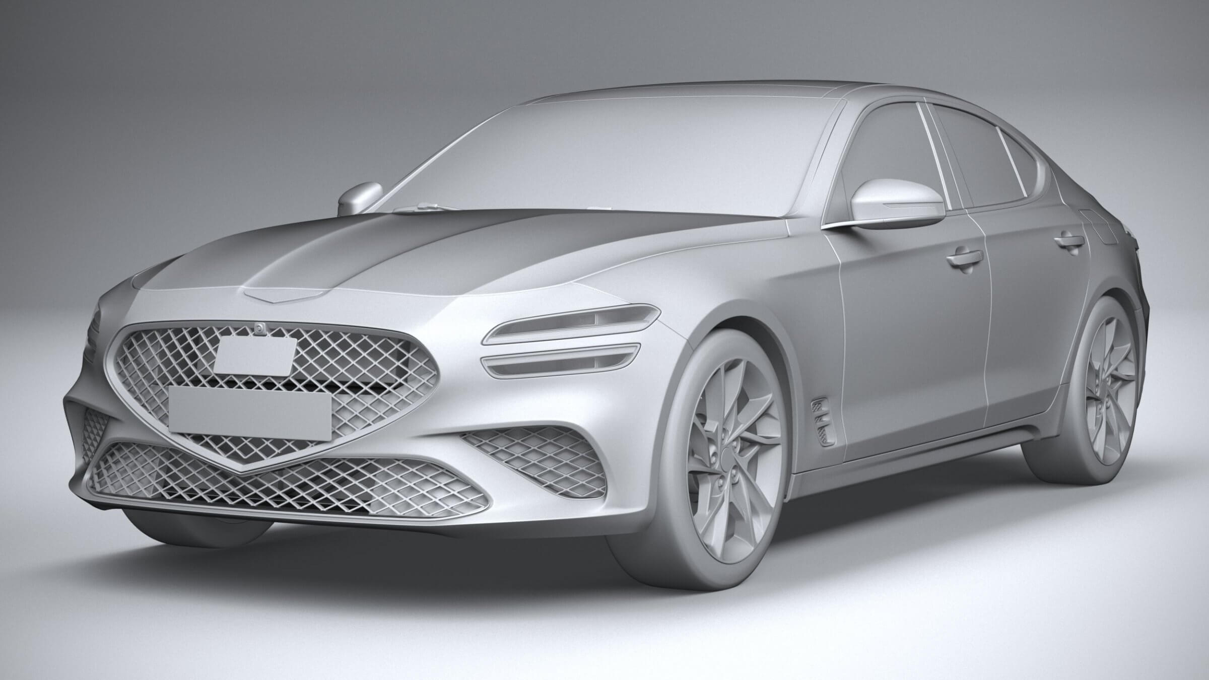 Genesis G70 2022 - 3D Model by SQUIR
