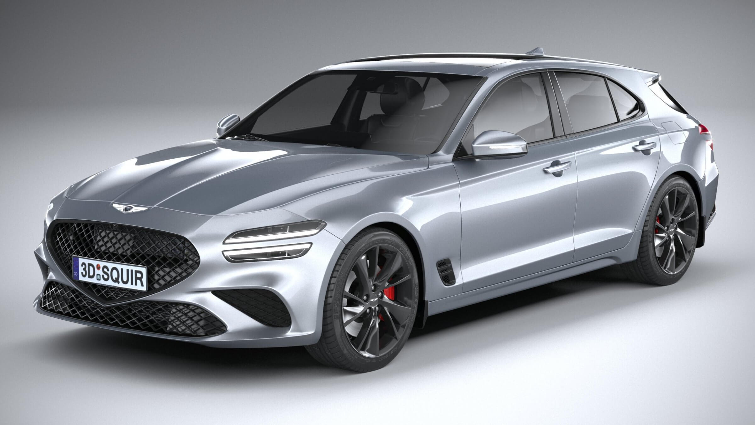 Genesis G70 Shooting Brake 2022 - 3D Model by SQUIR