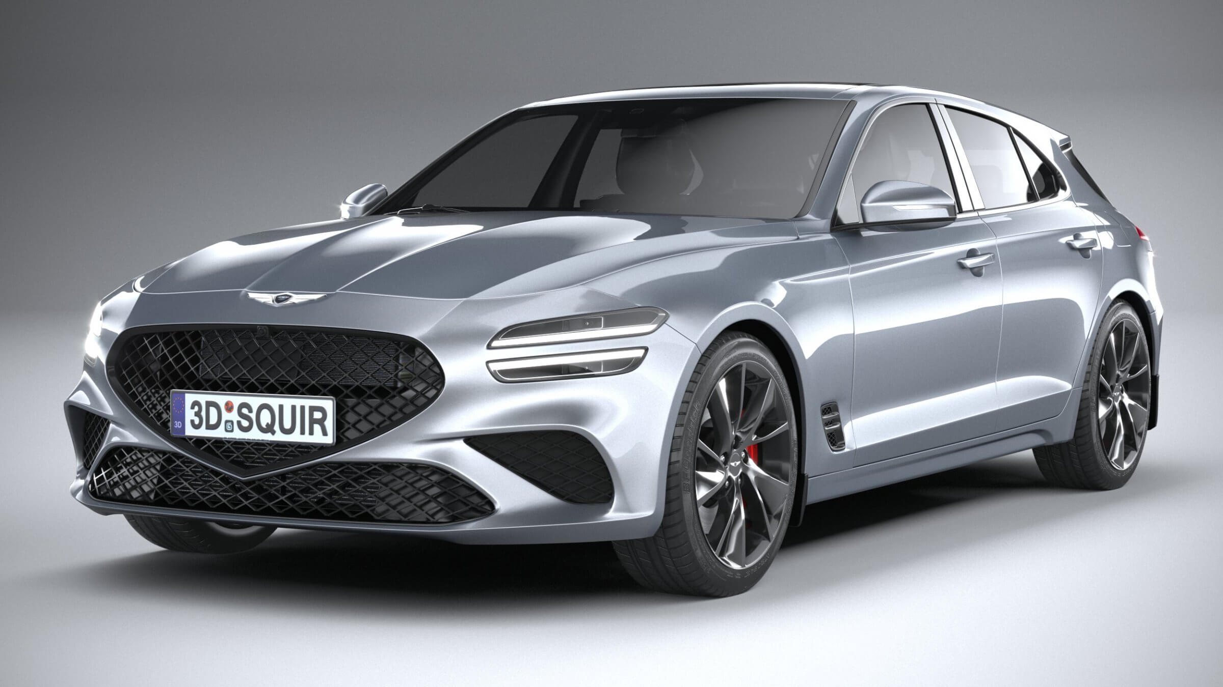 Genesis G70 Shooting Brake 2022 - 3D Model by SQUIR