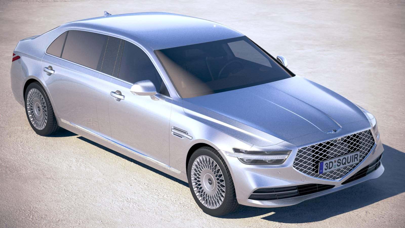 Genesis G90L 2019 - 3D Model by SQUIR