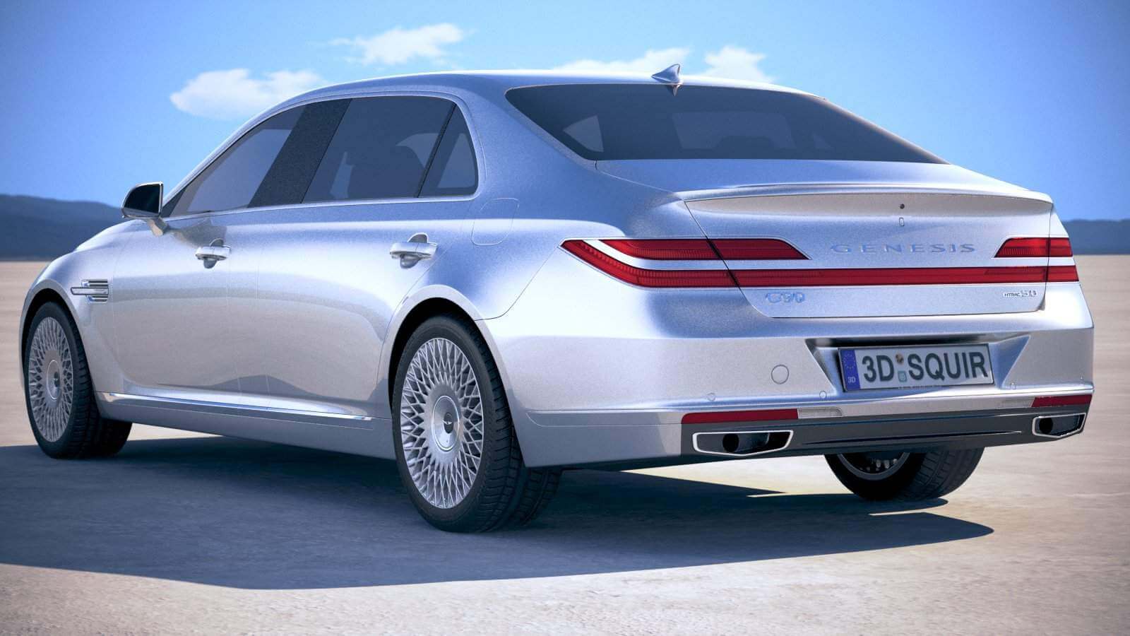 Genesis G90L 2019 - 3D Model by SQUIR