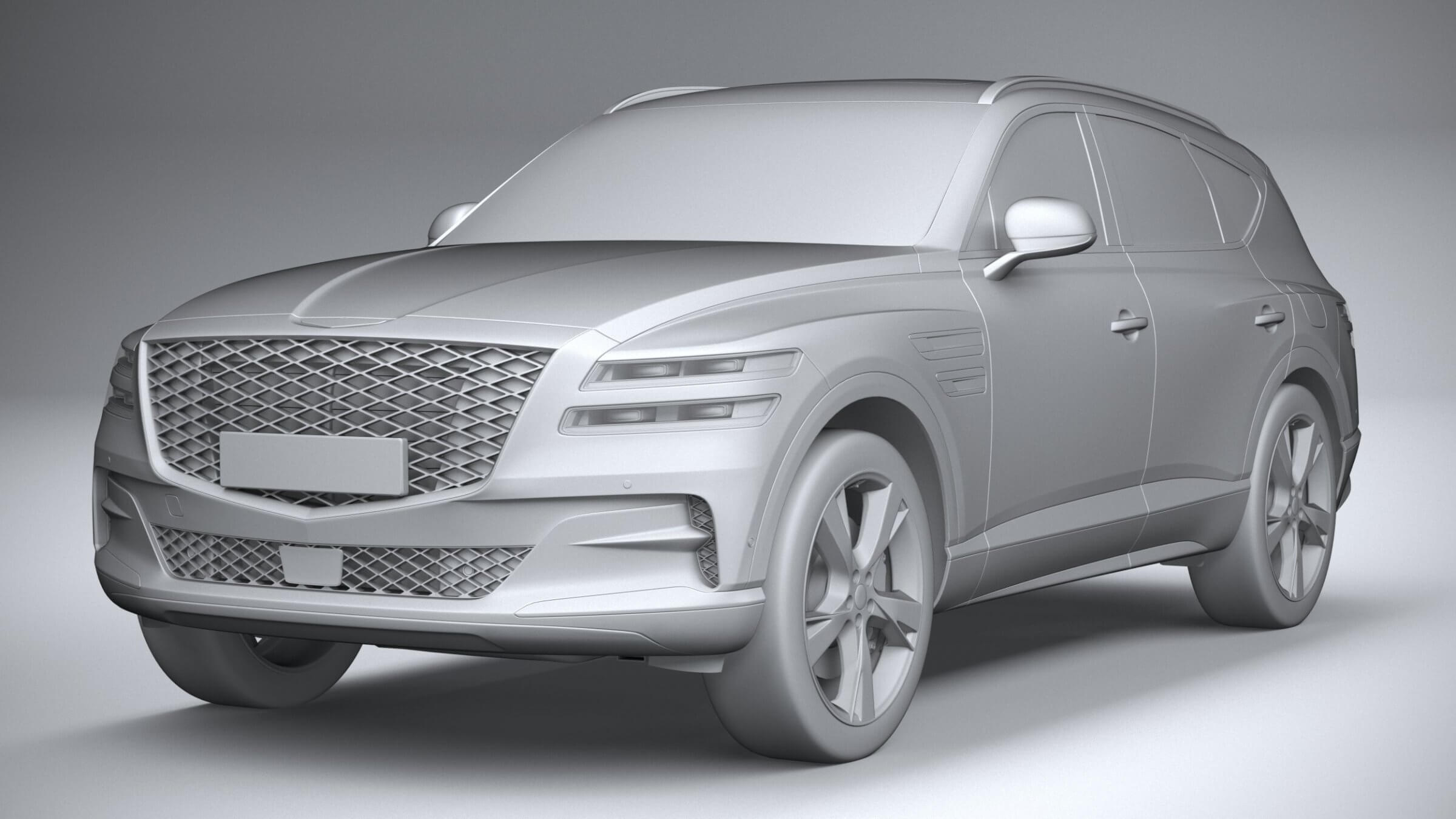 Genesis GV80 2021 - 3D Model by SQUIR