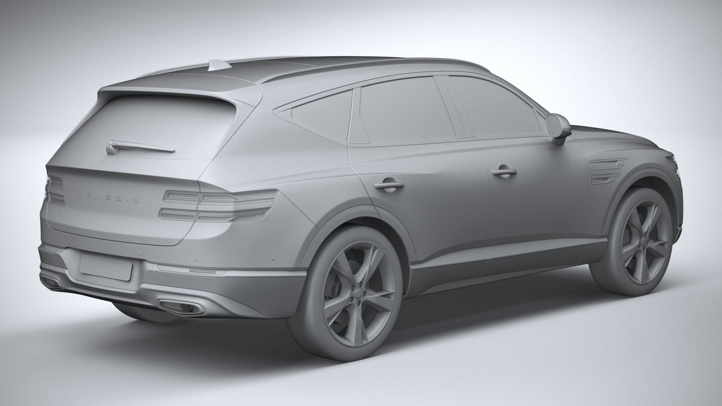 Genesis GV80 2021 - 3D Model by SQUIR