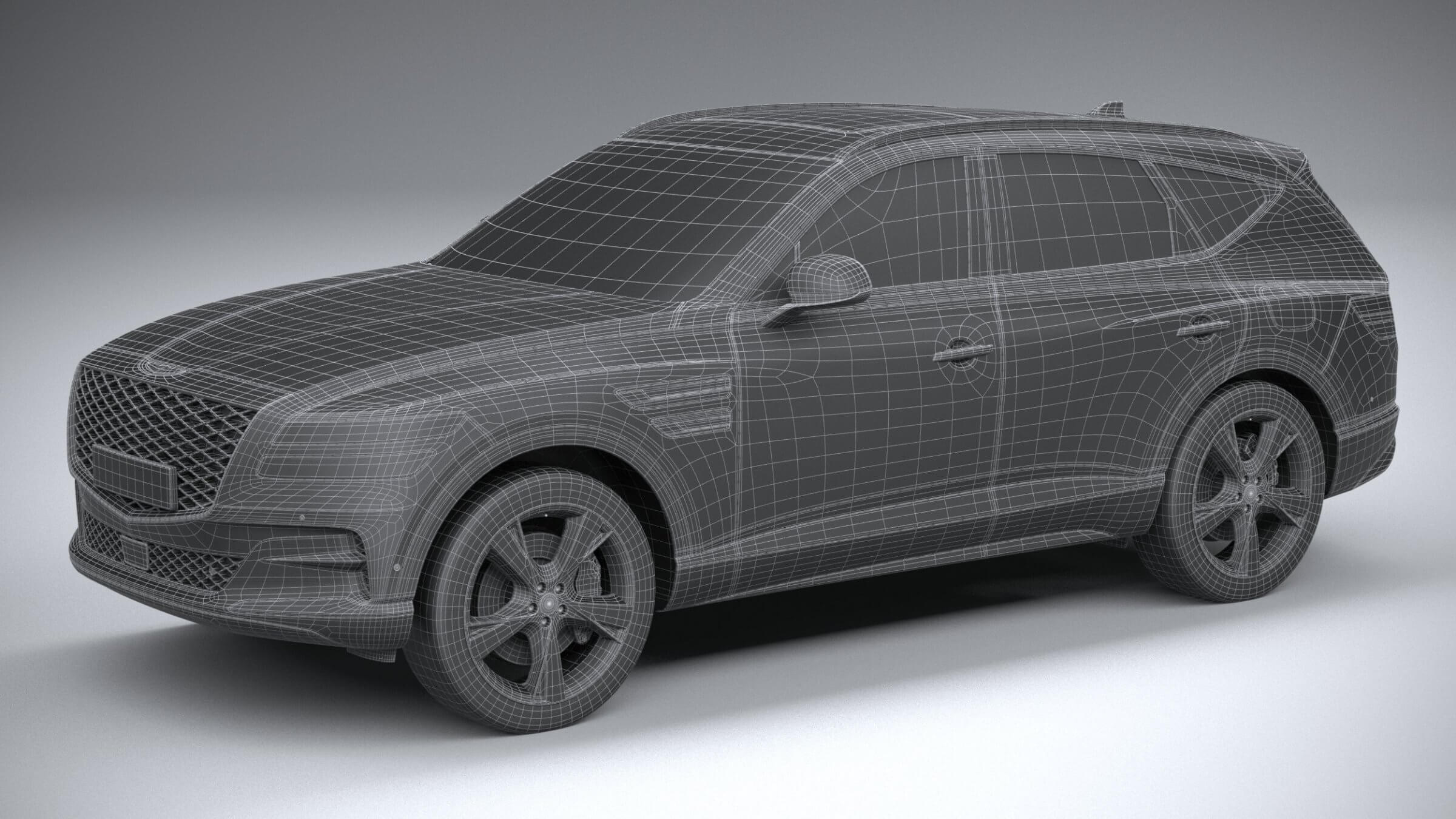 Genesis GV80 2021 - 3D Model by SQUIR