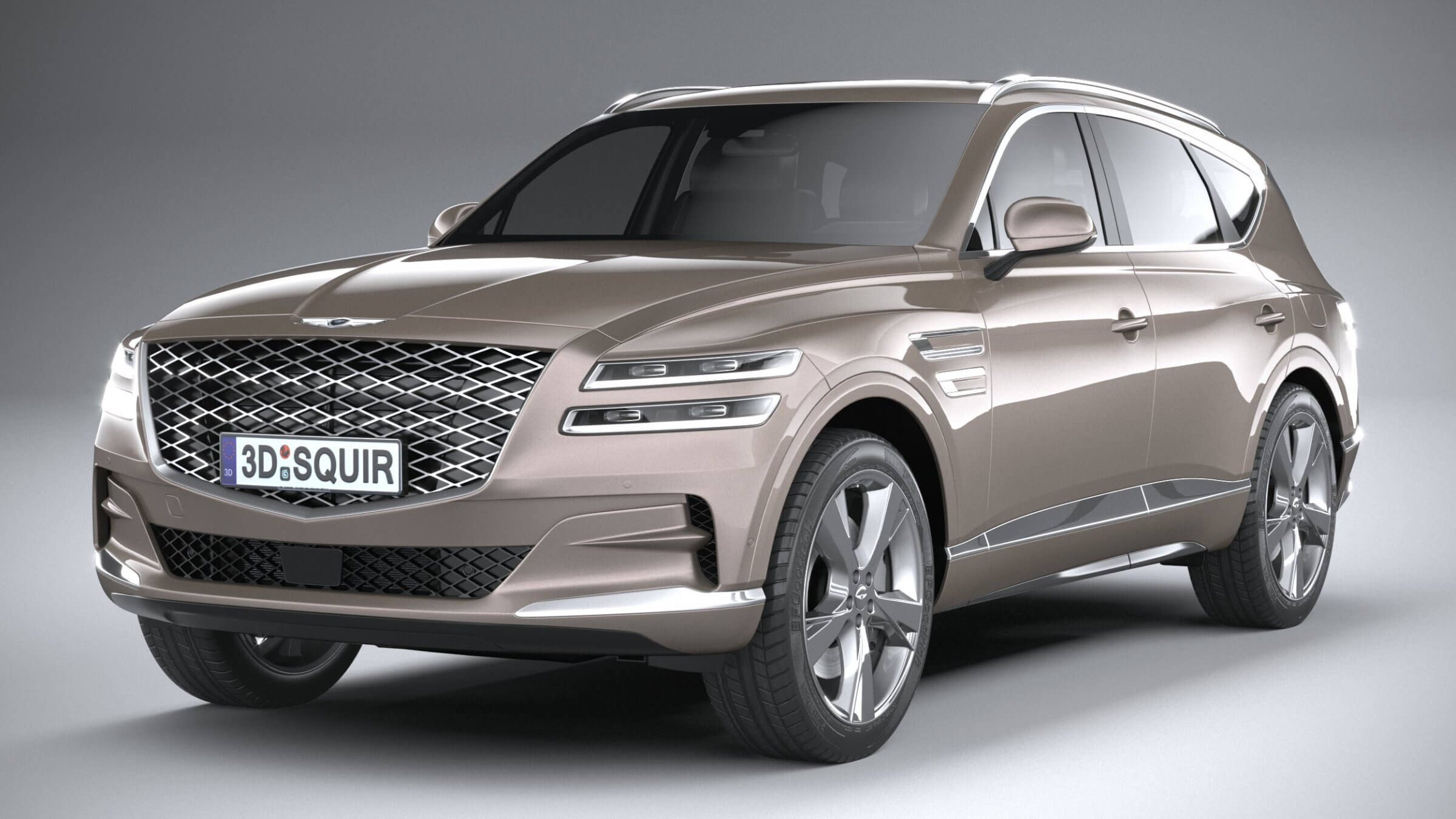 Genesis GV80 2021 - 3D Model by SQUIR