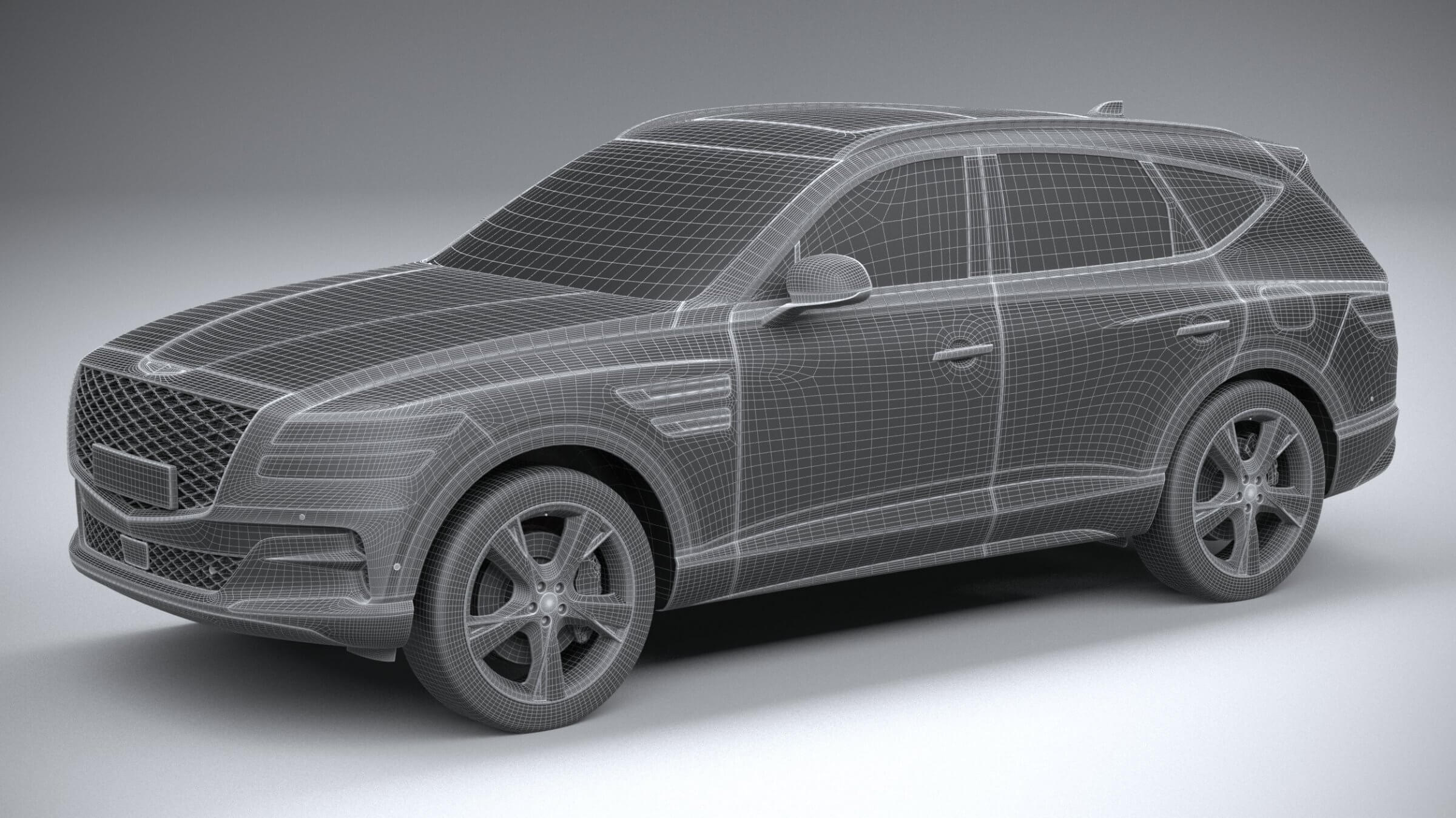 Genesis GV80 2021 - 3D Model by SQUIR
