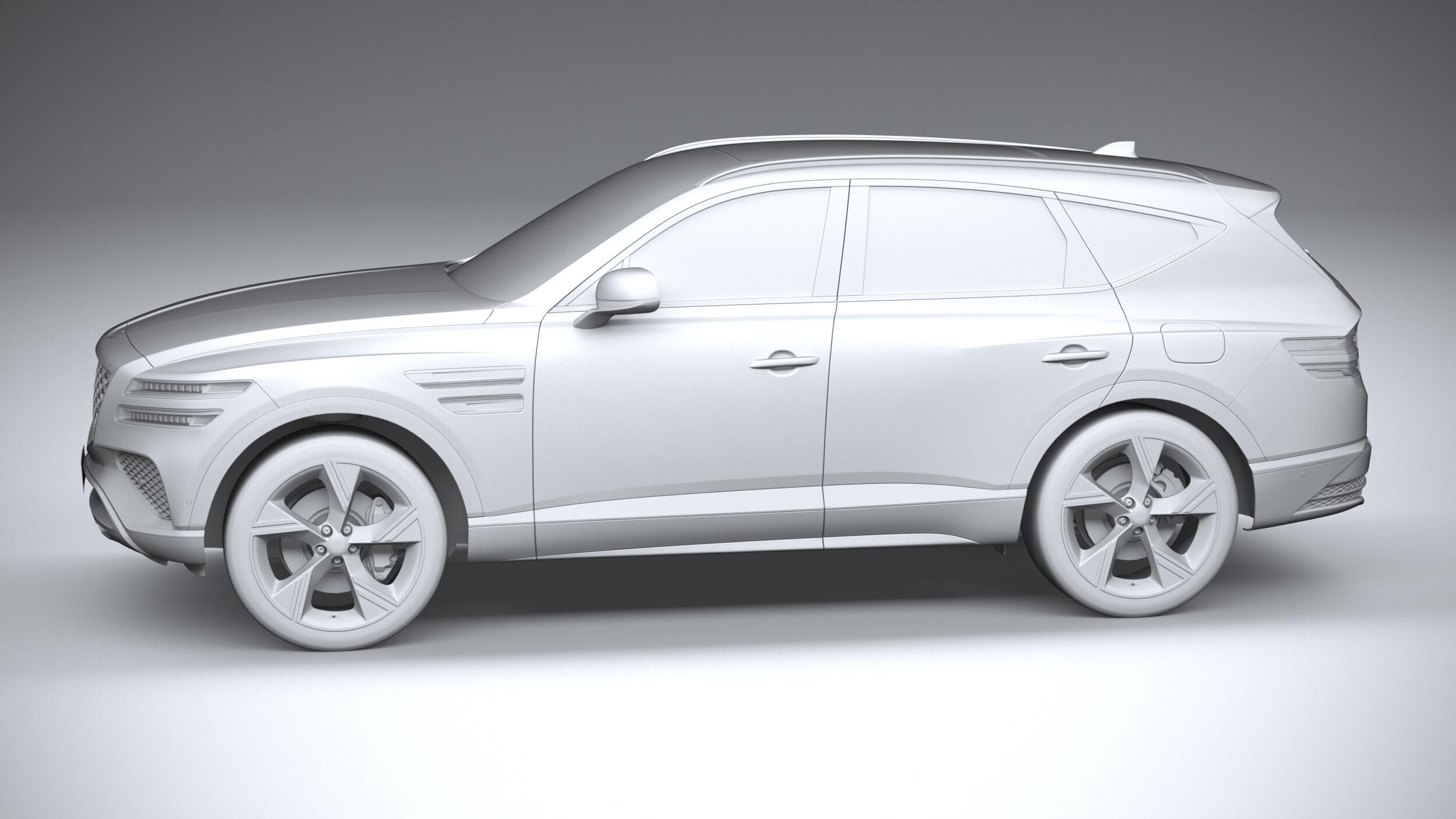 Genesis GV80 2025 - 3D Model by SQUIR