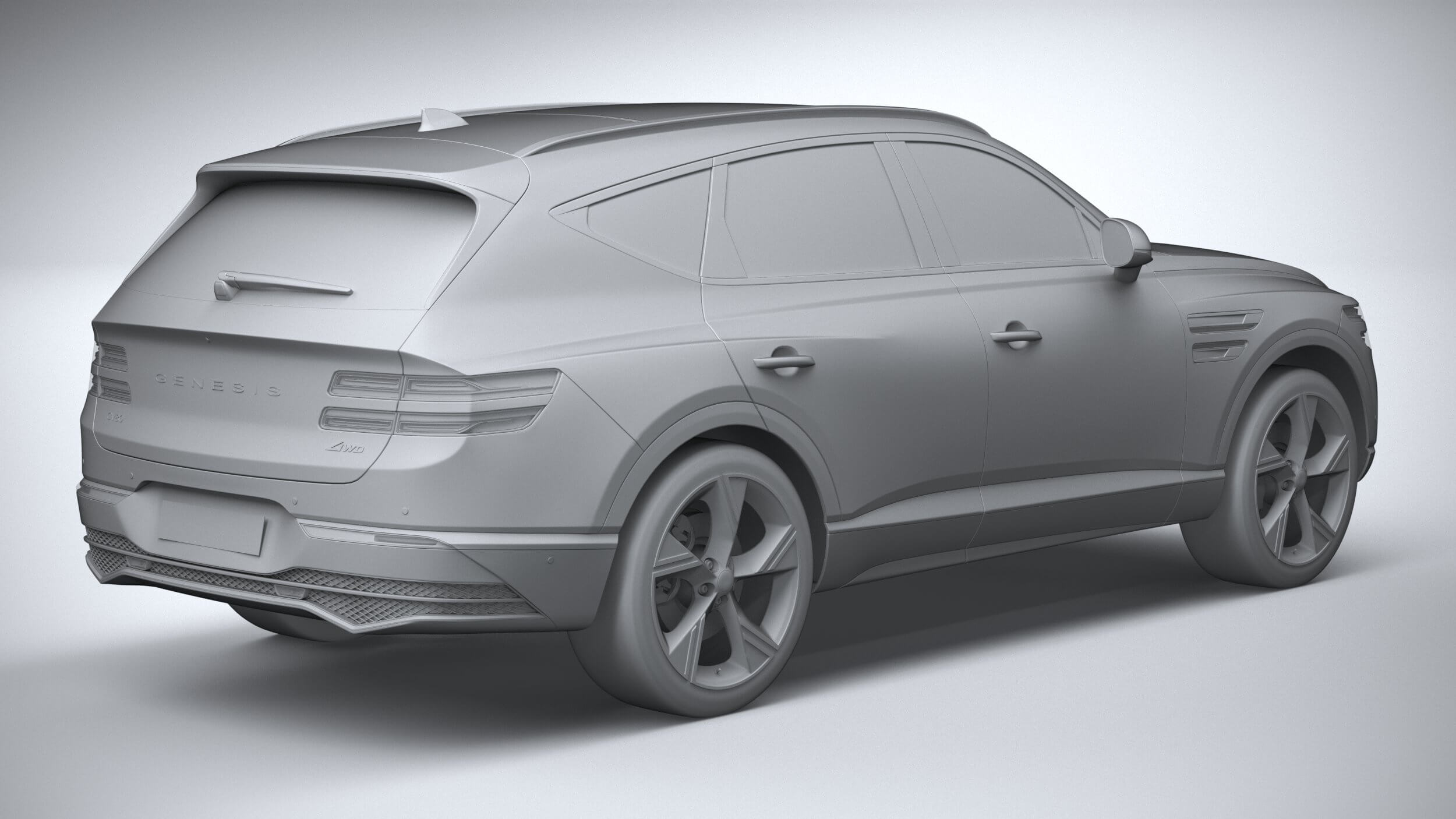 Genesis GV80 2025 - 3D Model by SQUIR