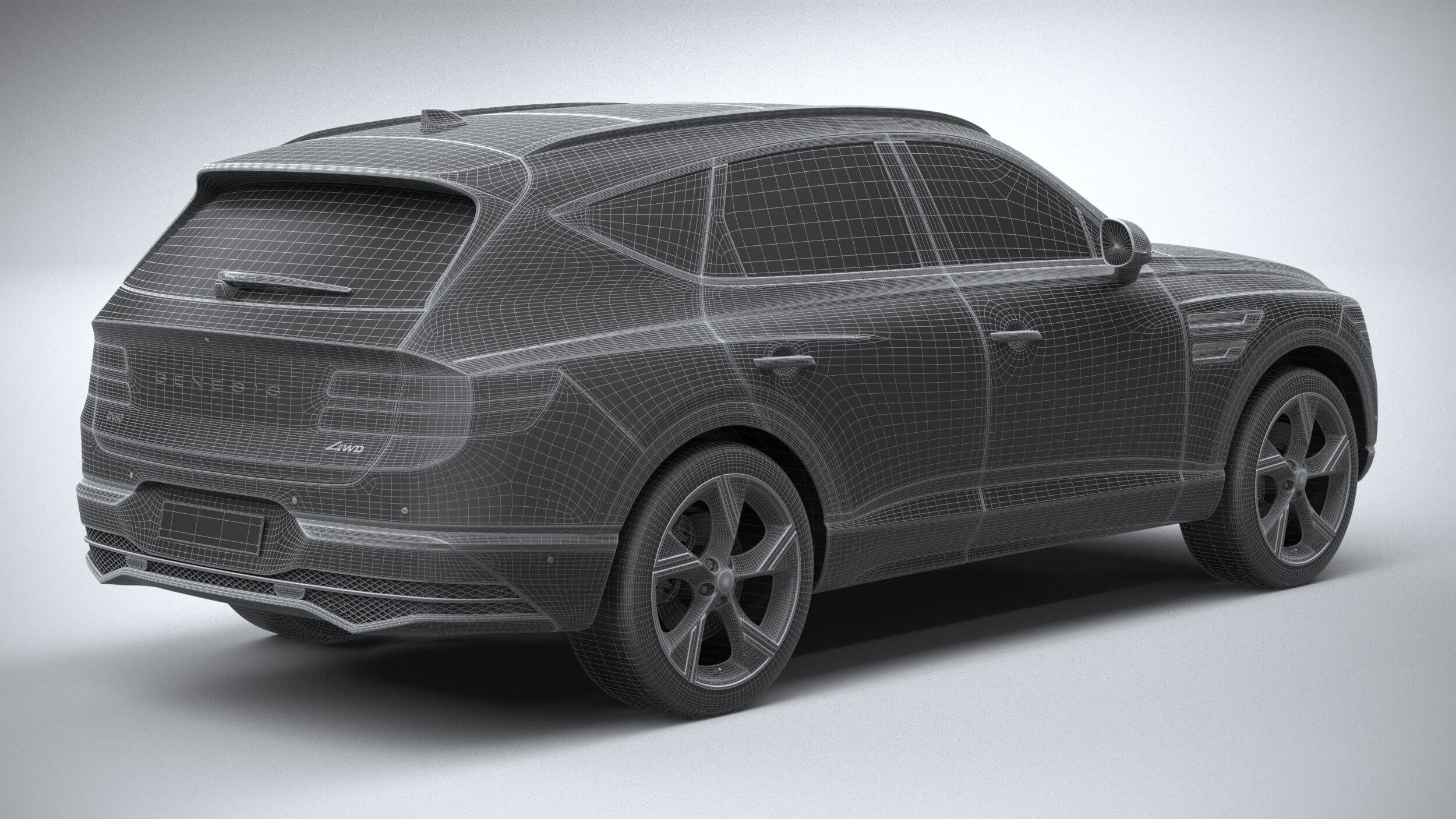 Genesis GV80 2025 - 3D Model by SQUIR