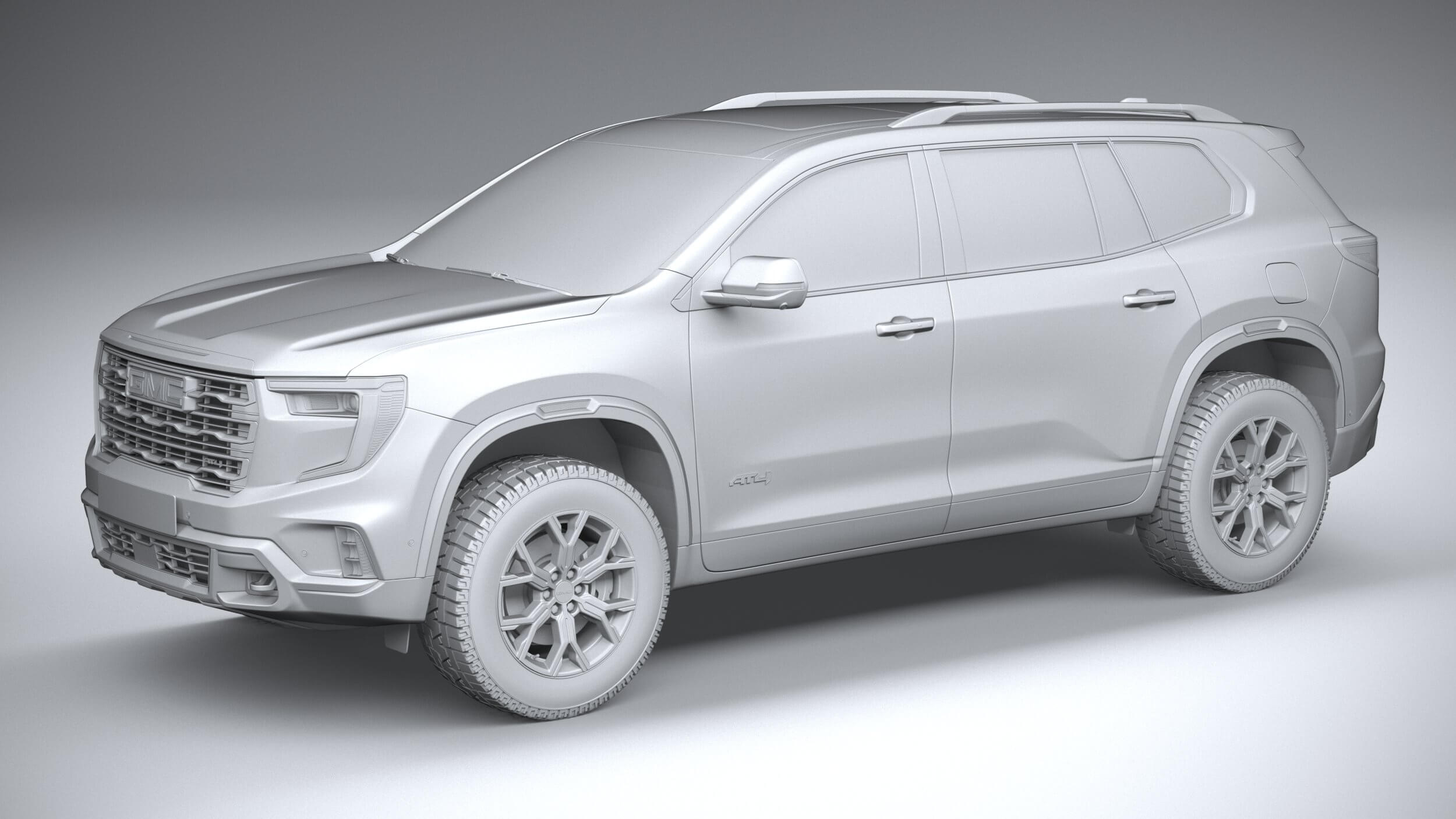 GMC Acadia 2024 - 3D Model by SQUIR