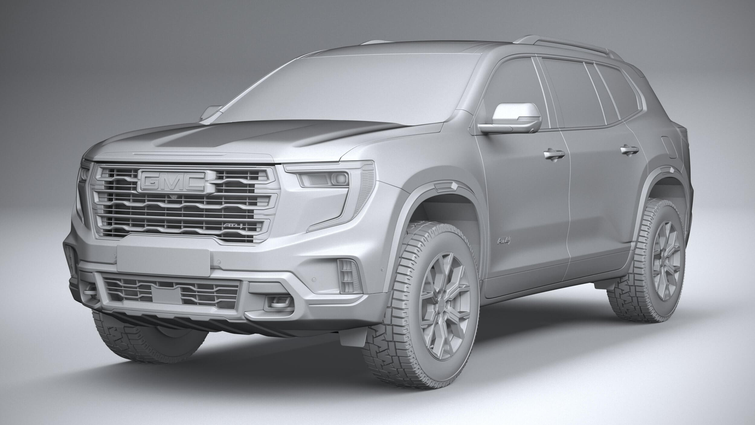 GMC Acadia 2024 - 3D Model by SQUIR