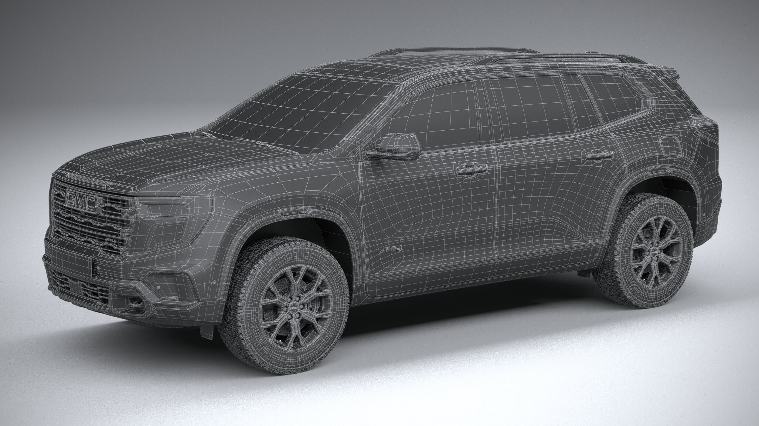 GMC Acadia 2024 - 3D Model by SQUIR
