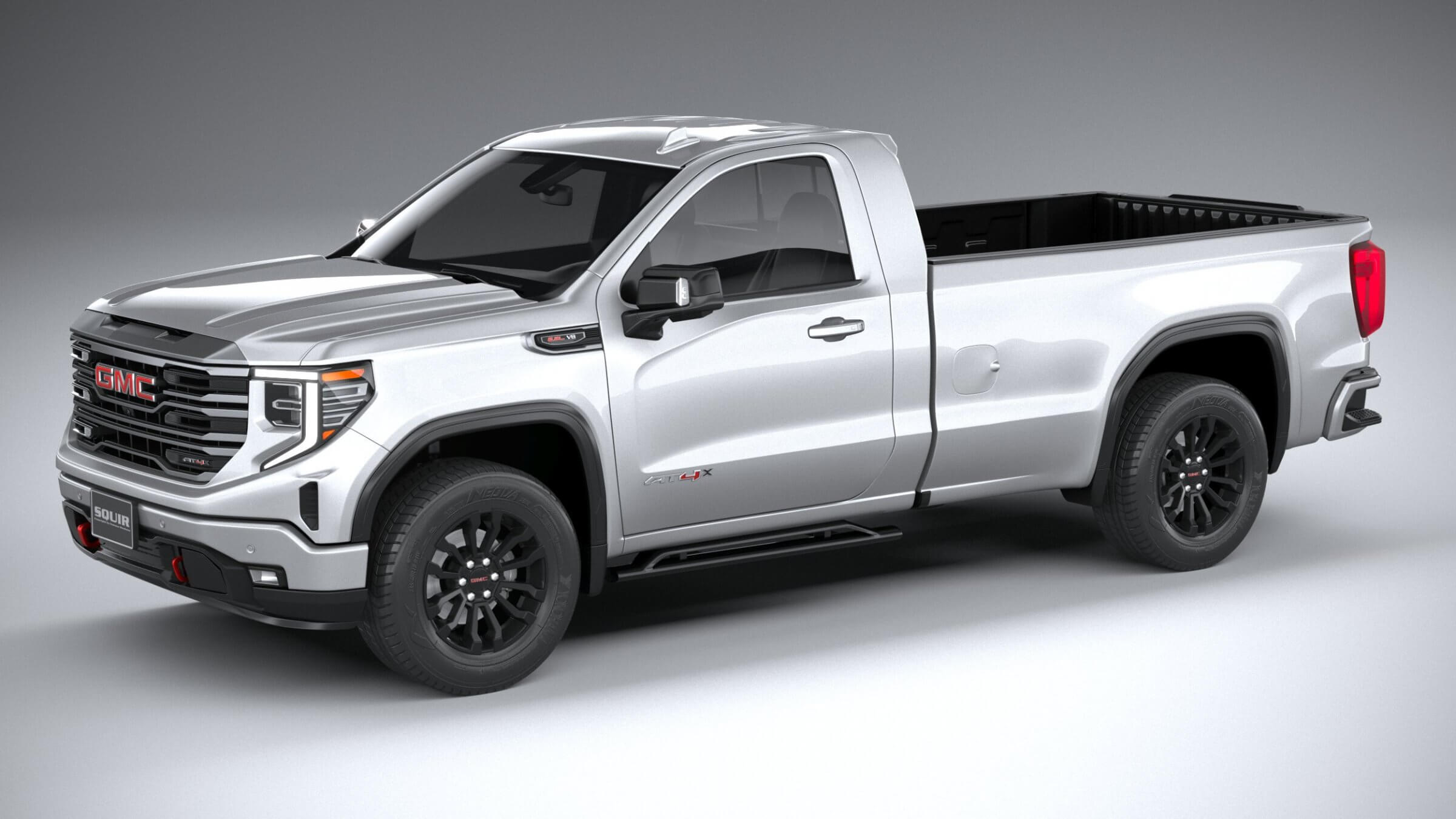 GMC Sierra AT4X Regular Cab 2022 - 3D Model by SQUIR