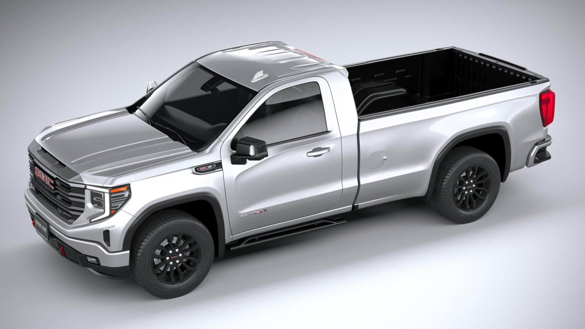 GMC Sierra AT4X Regular Cab 2022 - 3D Model by SQUIR
