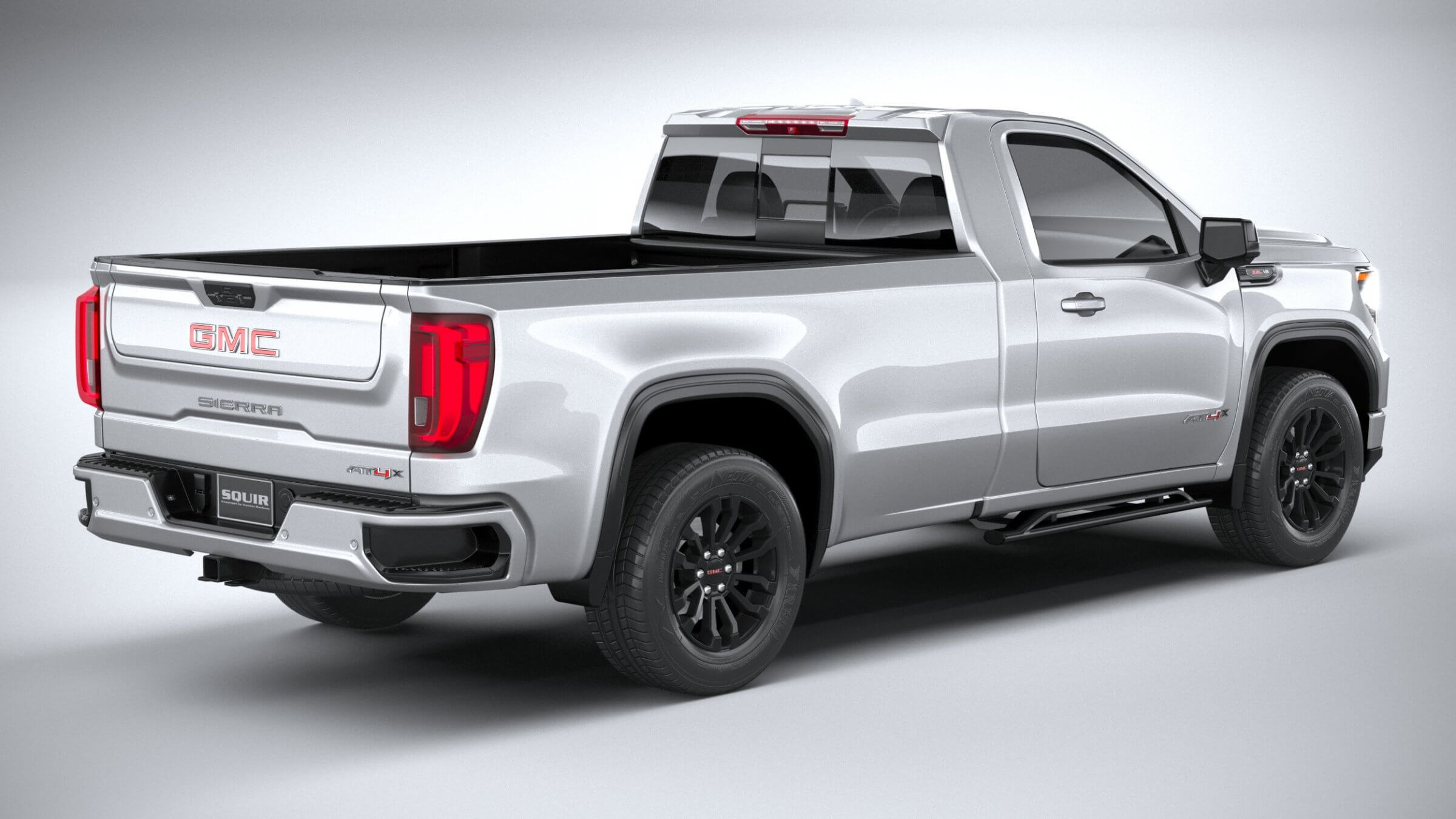 GMC Sierra AT4X Regular Cab 2022 - 3D Model by SQUIR