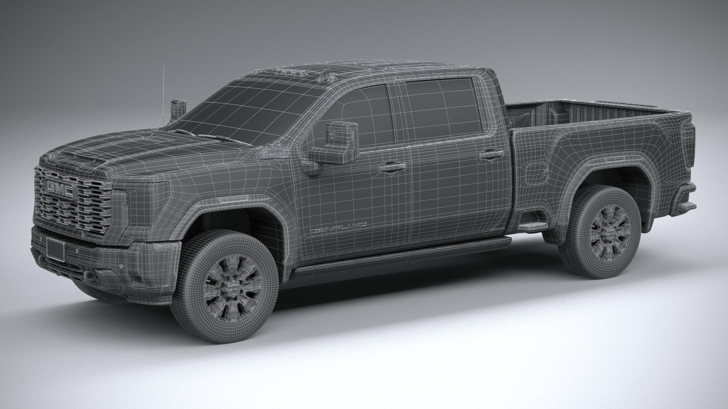 GMC Sierra Denali HD 2024 - 3D Model by SQUIR