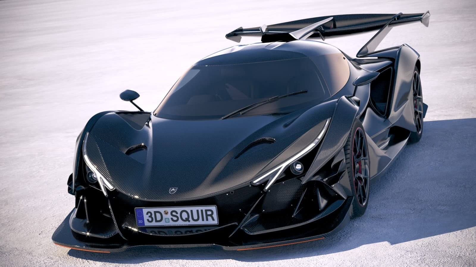 Gumpert Apollo Black Wallpaper