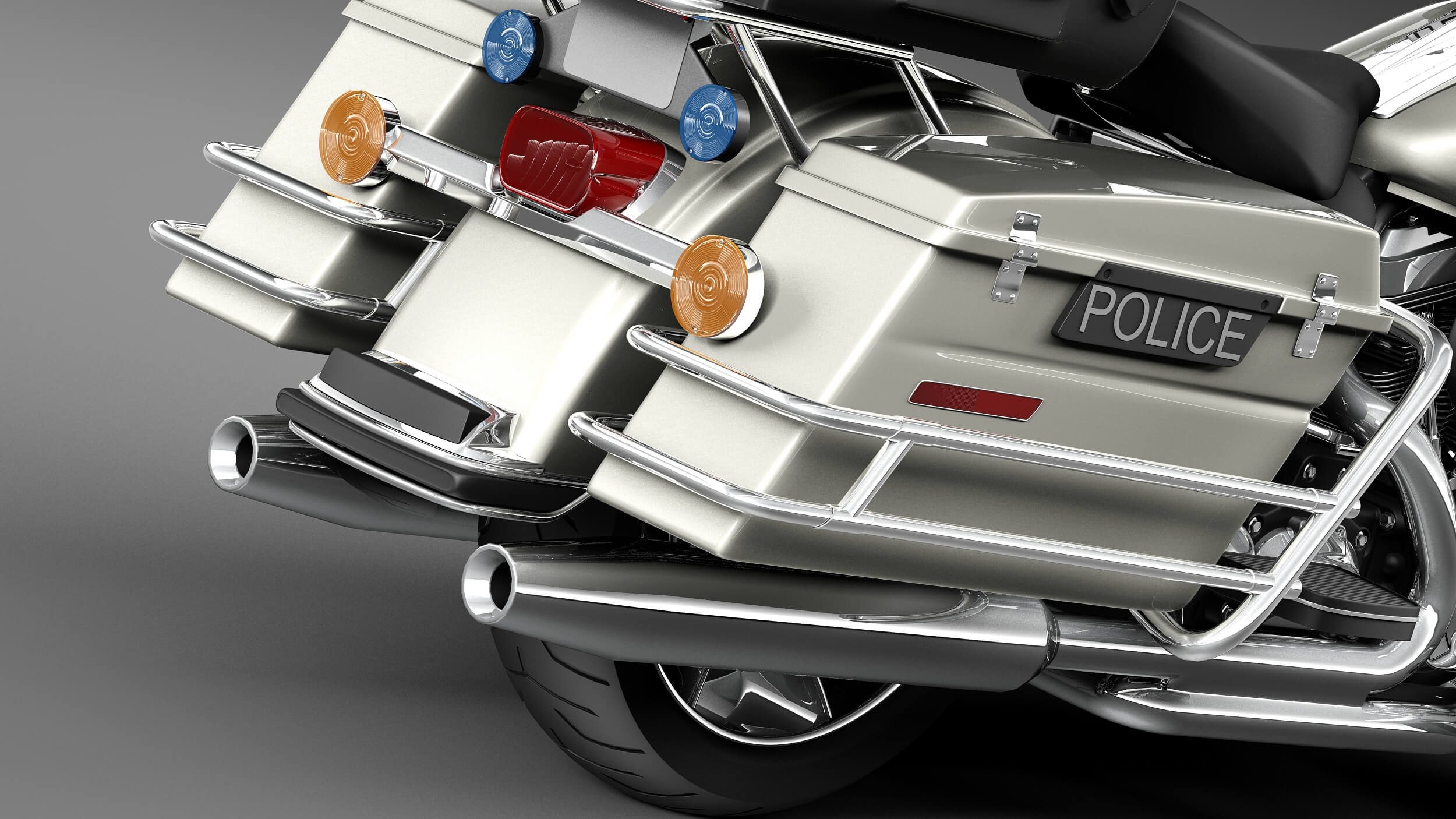 Harley-Davidson Electra Glide Police 2013 3D Model by SQUIR