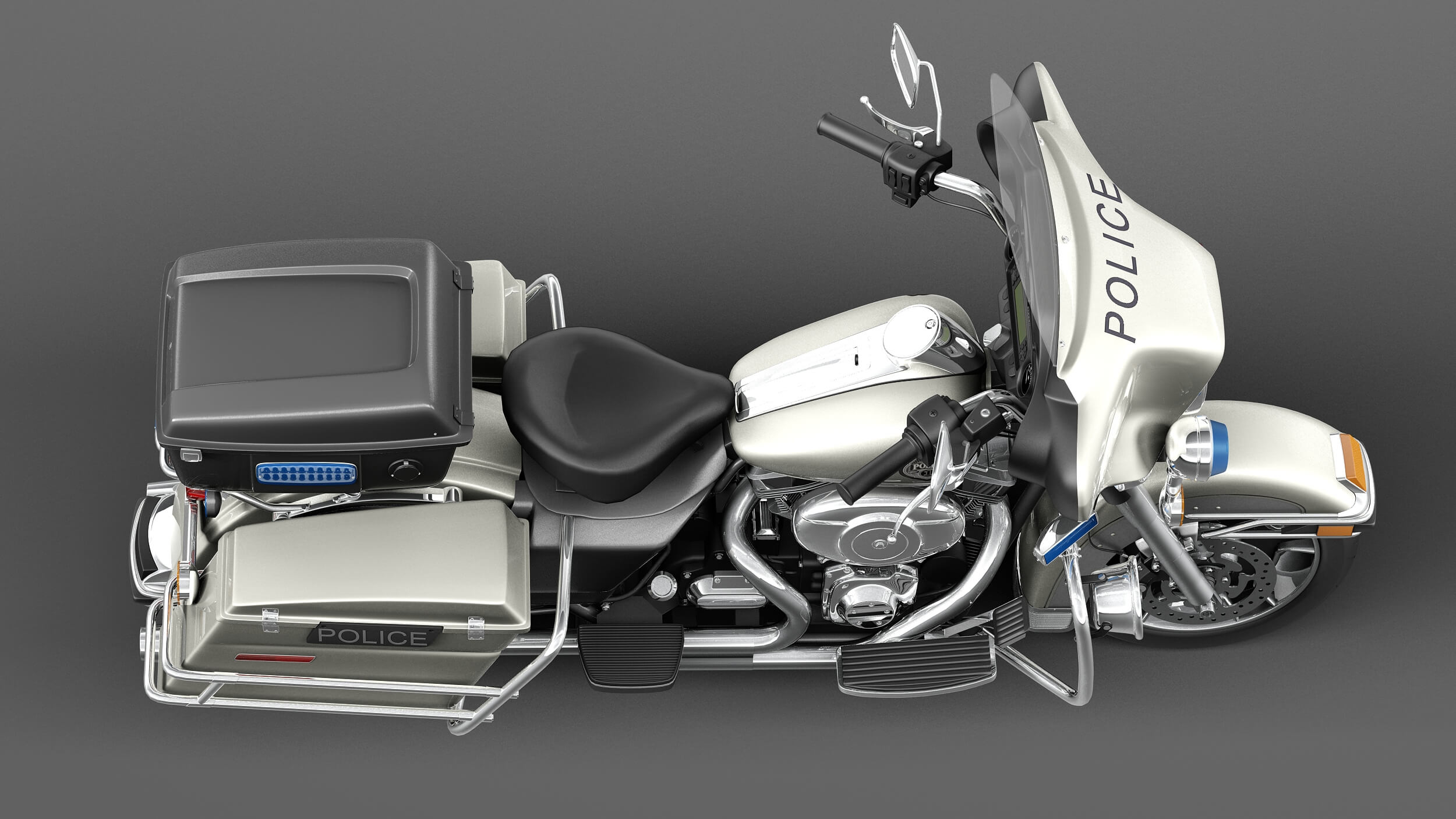 Harley Davidson Electra Glide Police 2013 - 3D Model by SQUIR