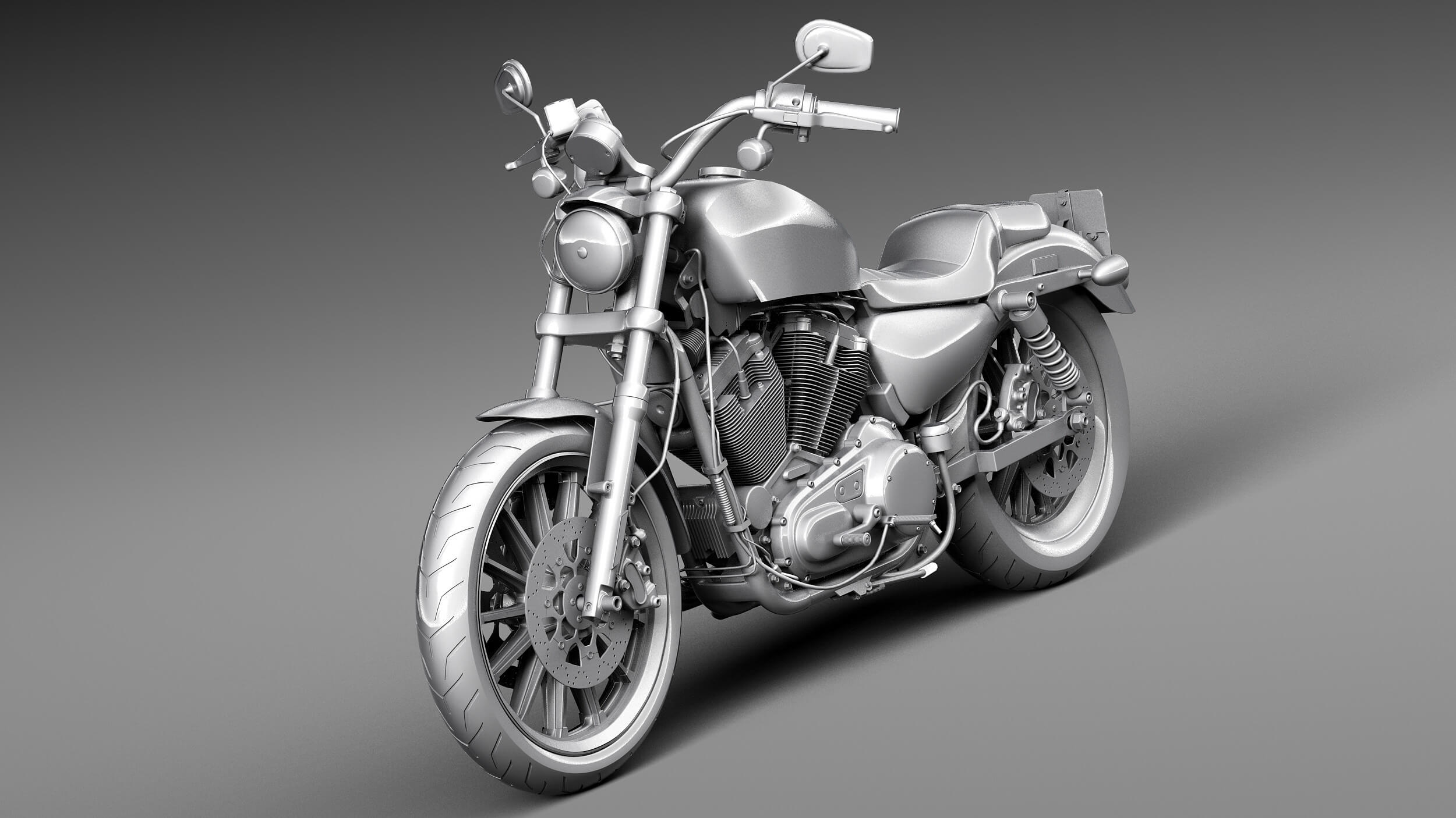 Harley Davidson Iron 883 Roadster 2015 - 3D Model by SQUIR