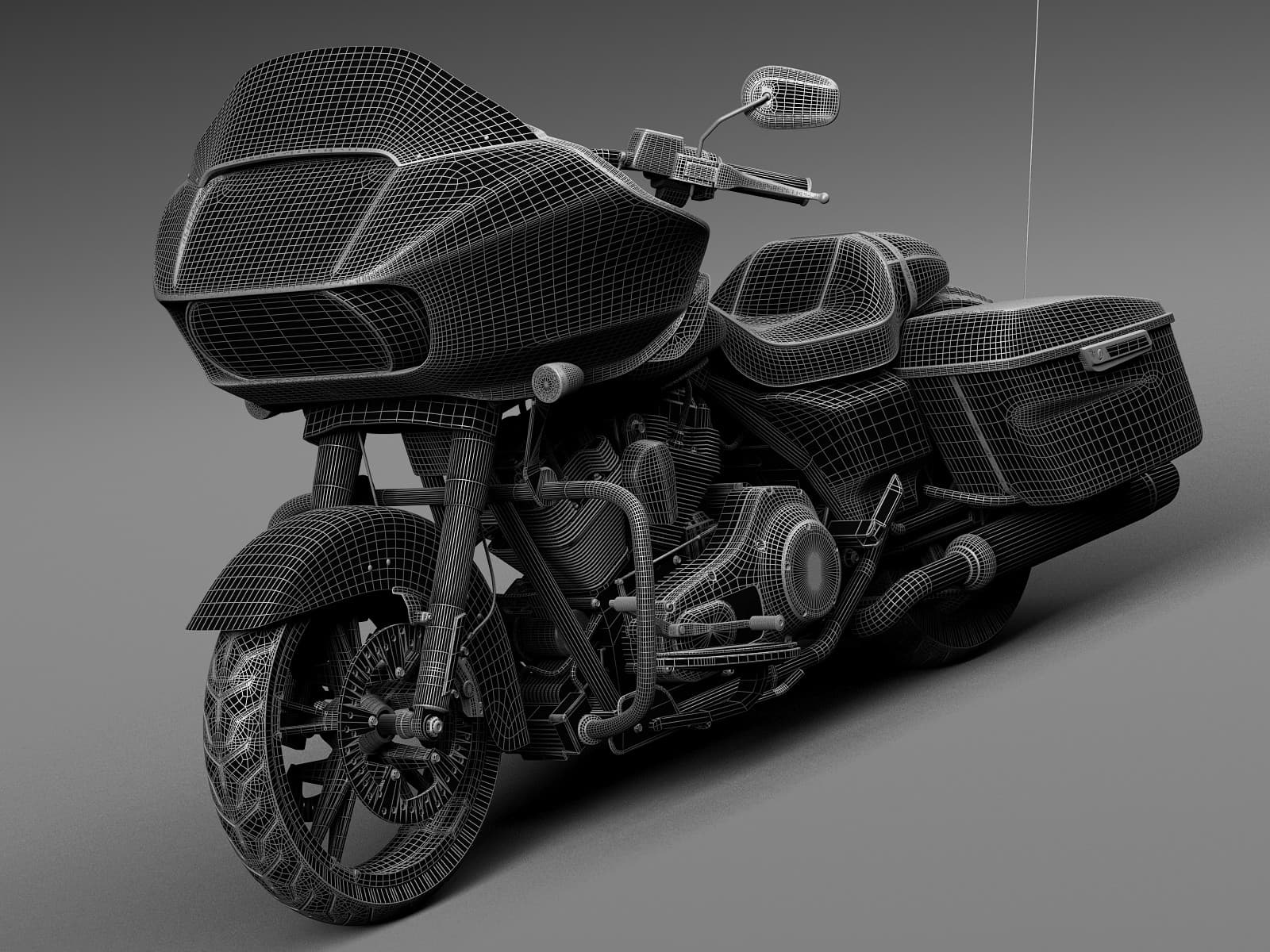 Harley Davidson Road Glide 2015 - 3D Model by SQUIR