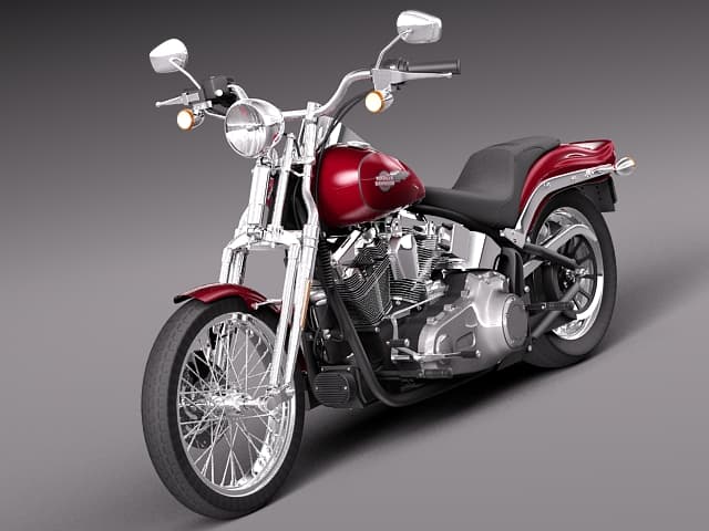 Harley Davidson Springer Softtail 2006 - 3D Model by SQUIR