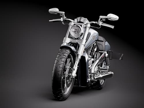 Harley Davidson V-rod Muscle 2009 3D Model by SQUIR