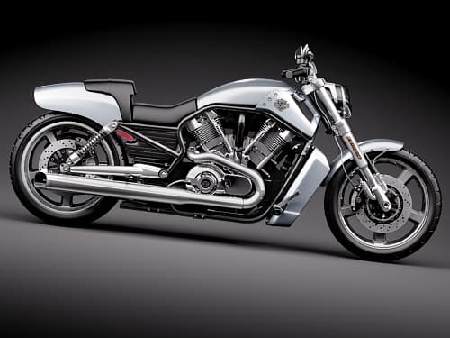 Harley Davidson V-rod Muscle 2009 3D Model by SQUIR