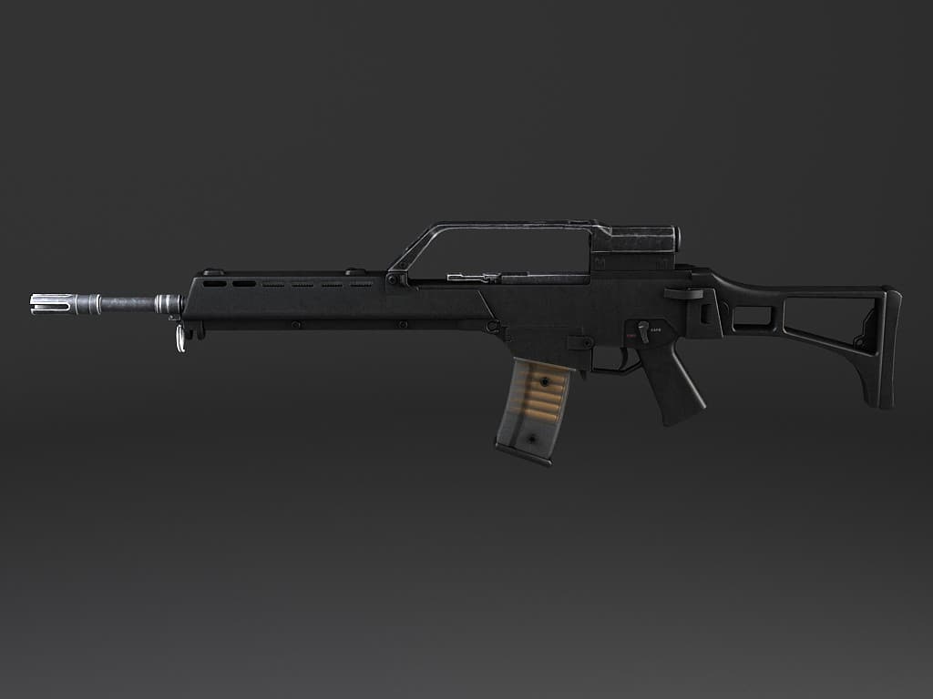 Heckler & Koch G36 - 3D Model by SQUIR