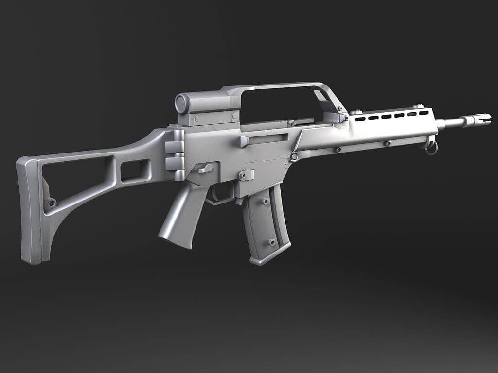 Heckler & Koch G36 - 3D Model by SQUIR
