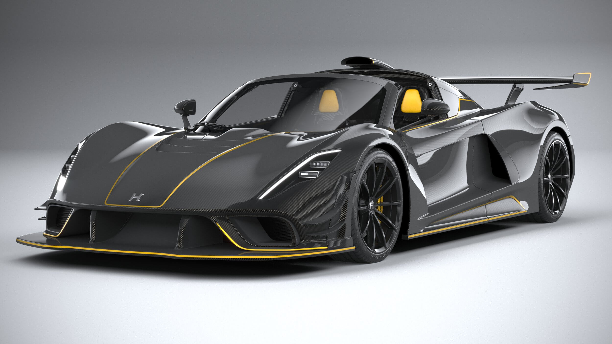 Hennessey Venom F5 Revolution Roadster 2023 - 3D Model by SQUIR
